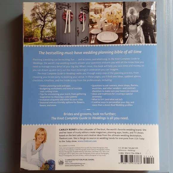 Other | The Knot Complete Guide To Weddings Book | Poshmark